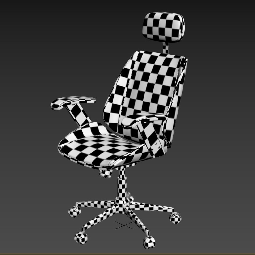 Baxton Hamilton Studio Office Chair 3D Model - TurboSquid 2020352