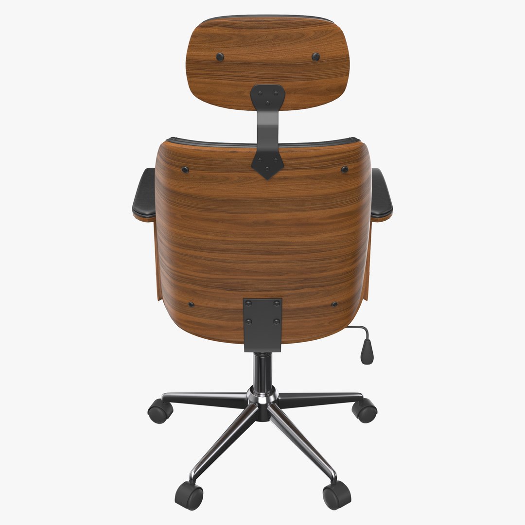 Baxton Hamilton Studio Office Chair 3D Model - TurboSquid 2020352