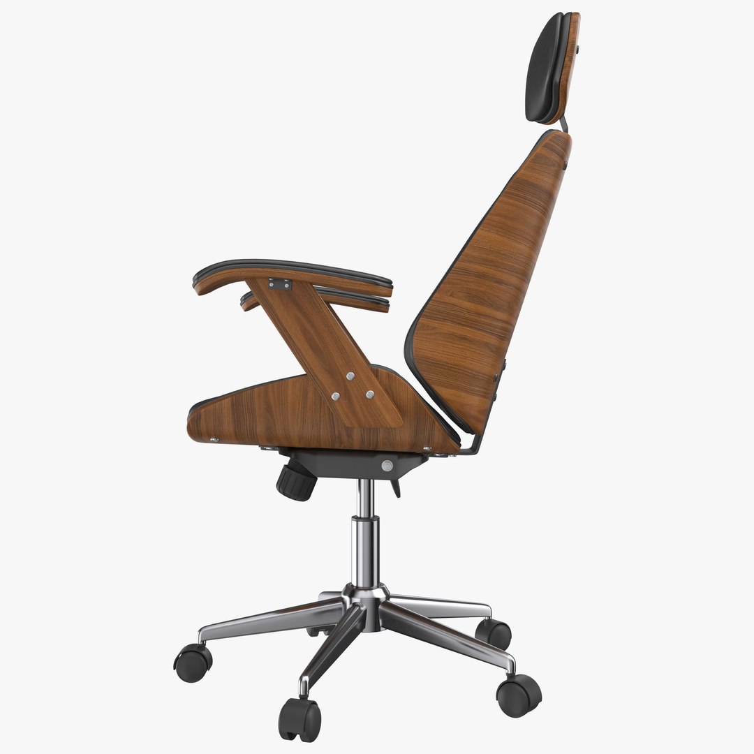 Baxton Hamilton Studio Office Chair 3D Model - TurboSquid 2020352