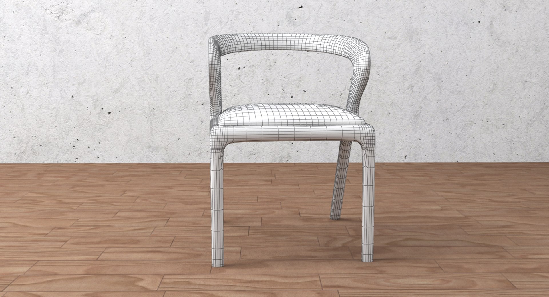 3D Dining Chair Model - TurboSquid 1421193