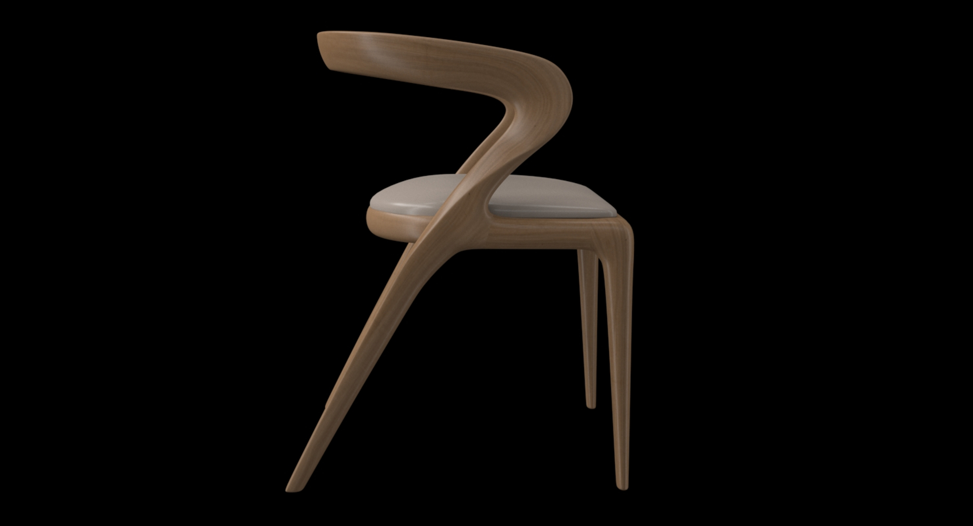 3D Dining Chair Model - TurboSquid 1421193