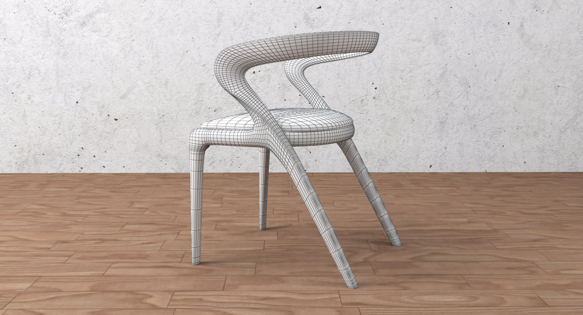 3D Dining Chair Model - TurboSquid 1421193