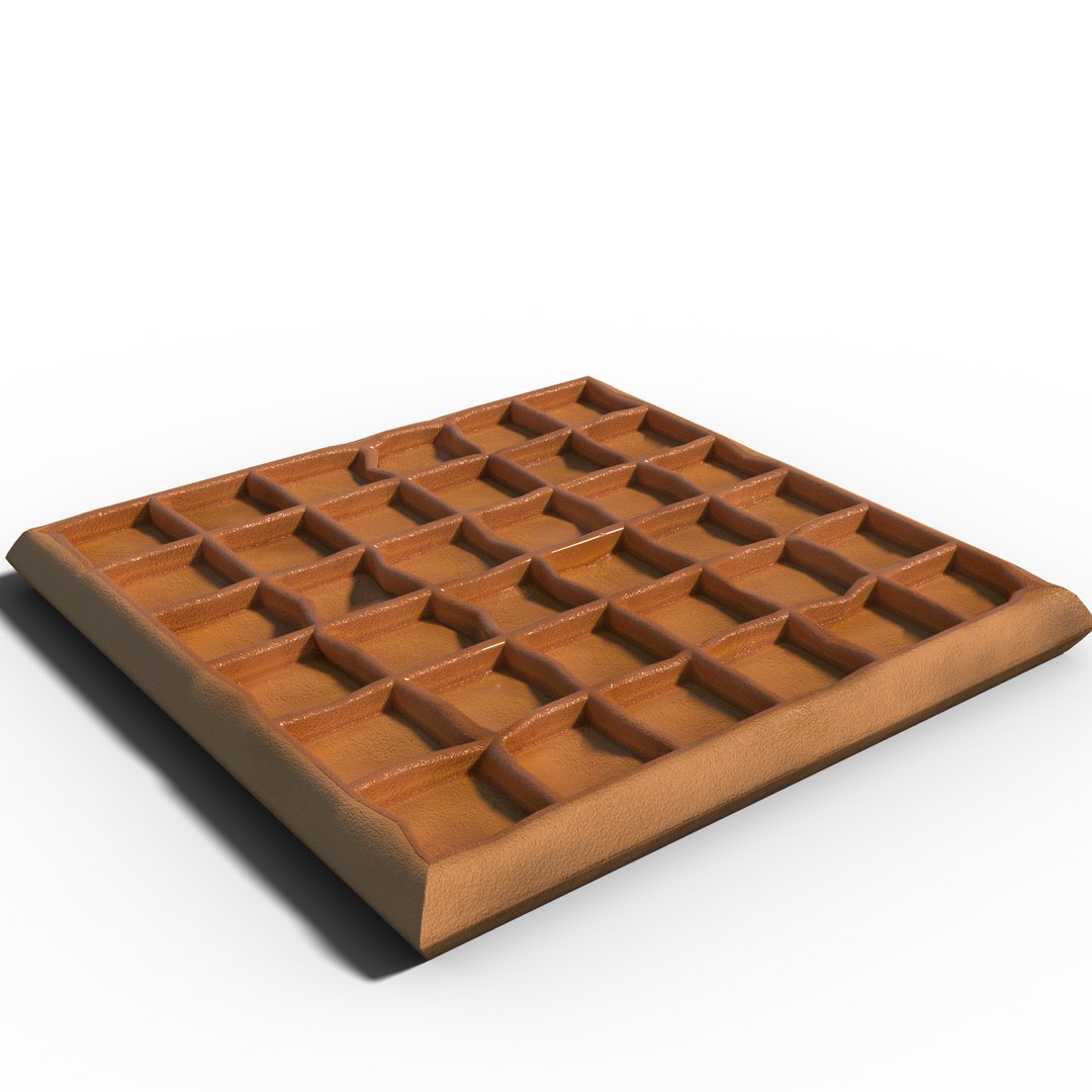 3D Waffle - TurboSquid 2086567