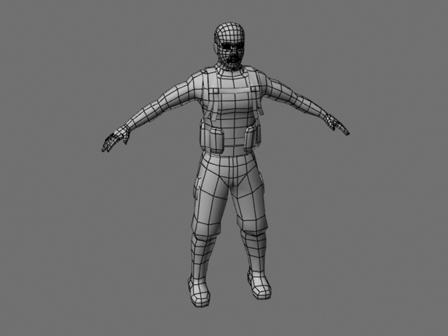 Character Male Soldier Max