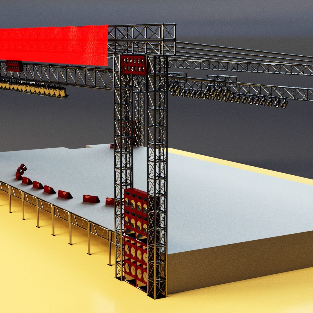 3D Light Scene Model - TurboSquid 1404724