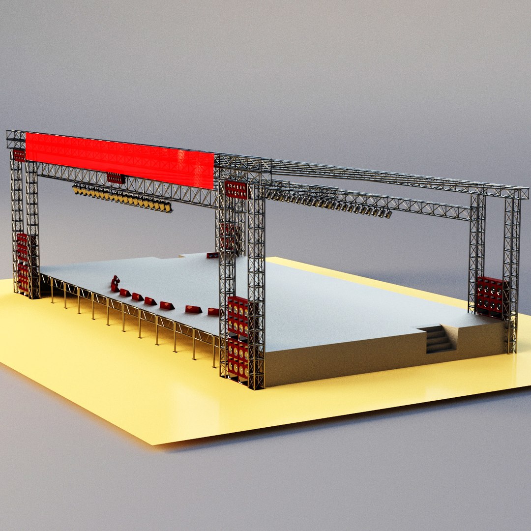 3D Light Scene Model - TurboSquid 1404724