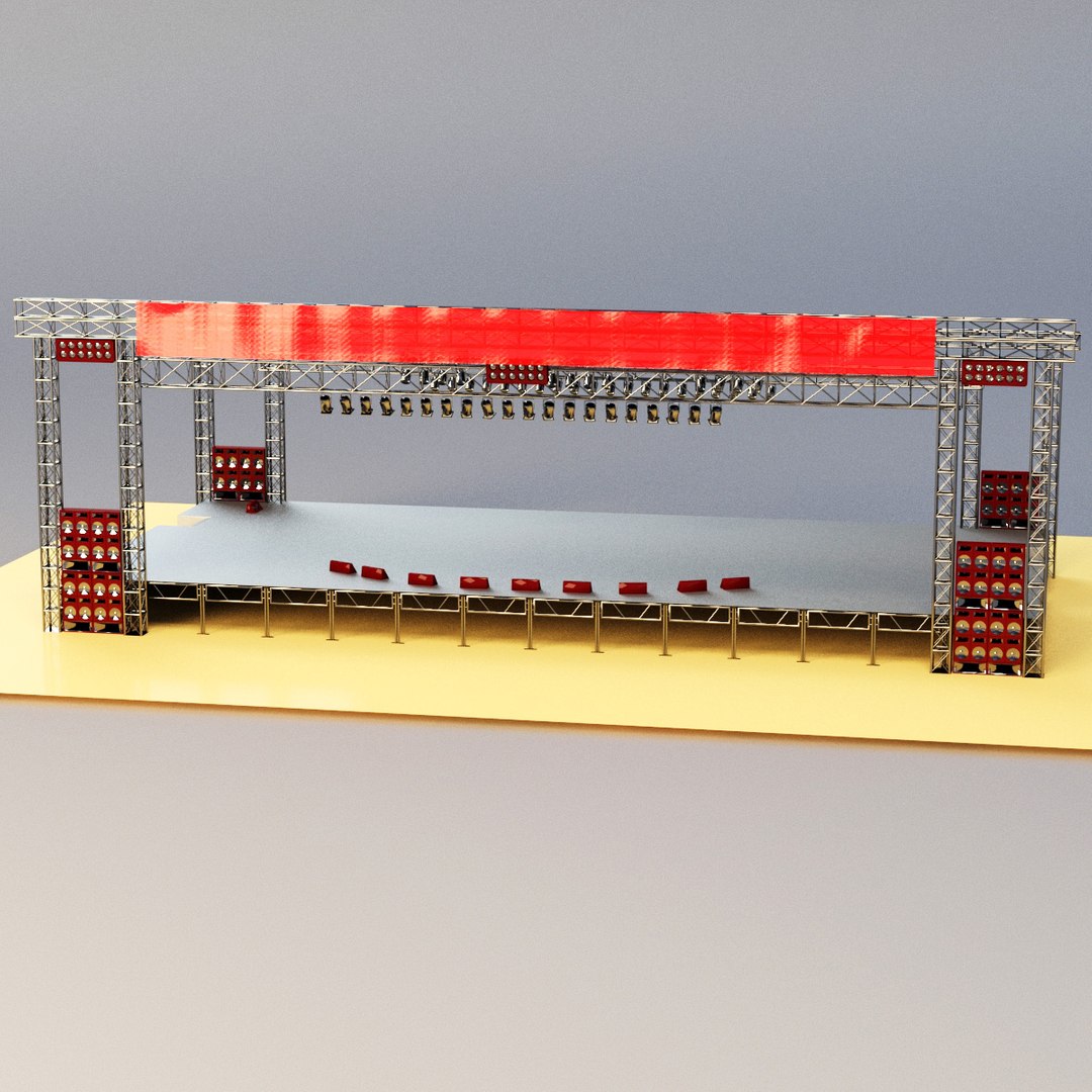 3D Light Scene Model - TurboSquid 1404724
