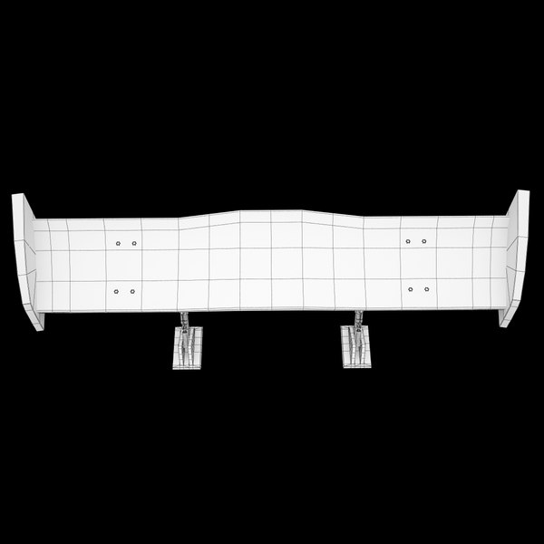 spoiler carbon 3d model