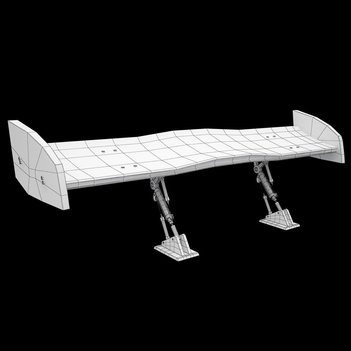spoiler carbon 3d model