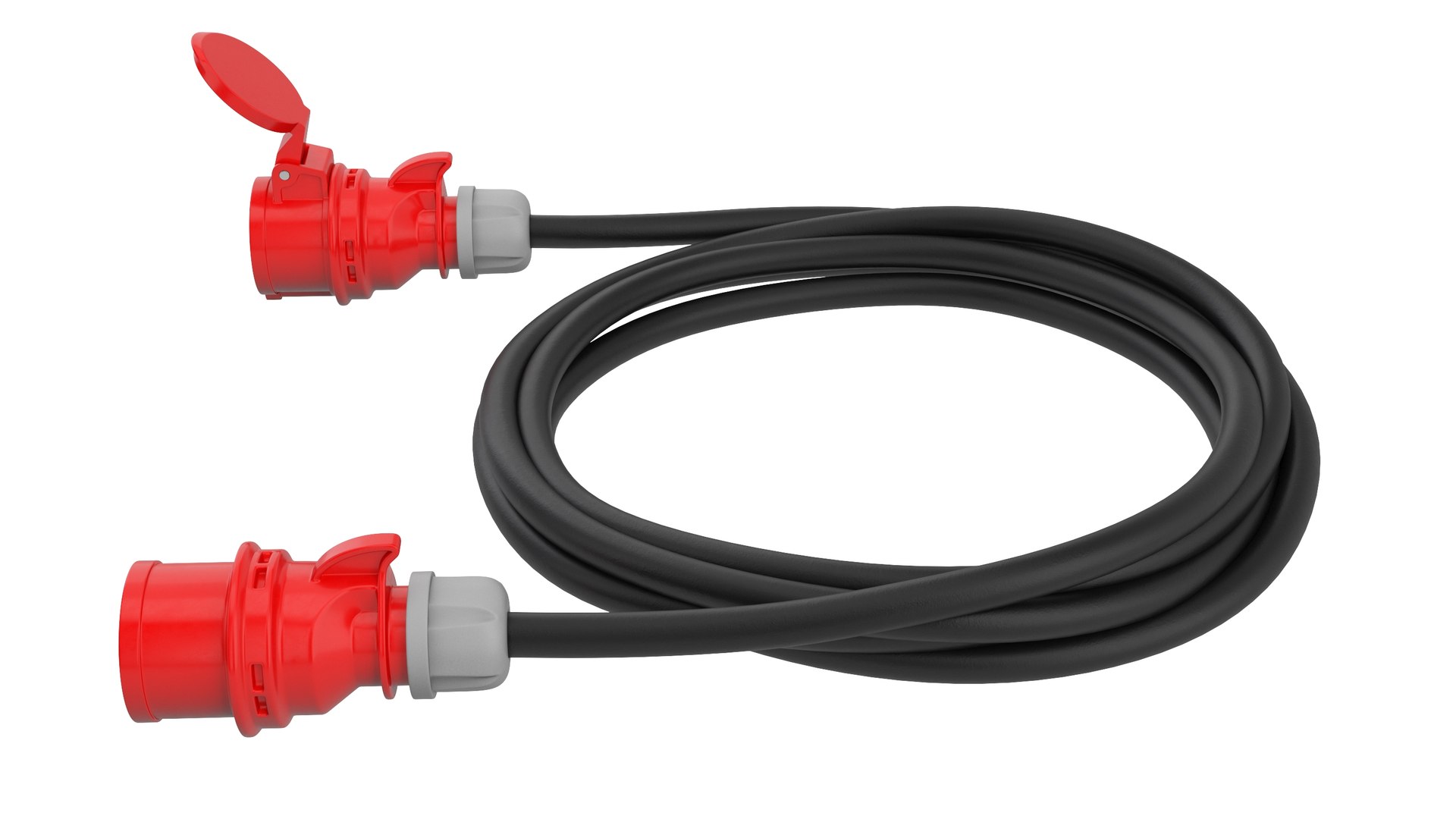 Three Phase Plug 3D Model - TurboSquid 2068772