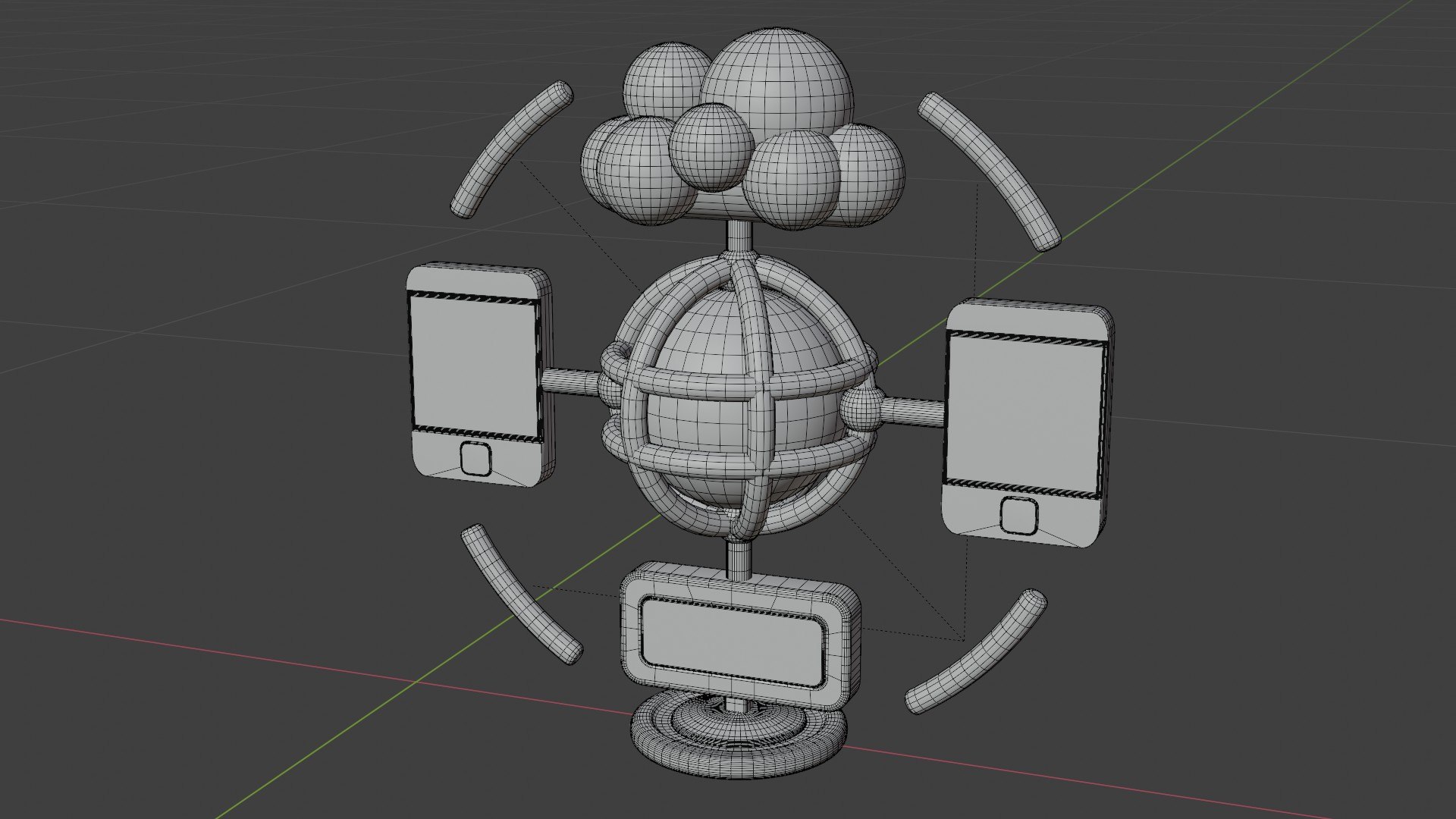 3D Wide Area Network As A Communication Medium Model - TurboSquid 2048841