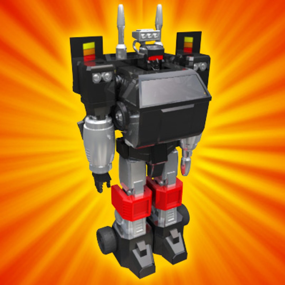 Transforming Truck Vehicle 3ds