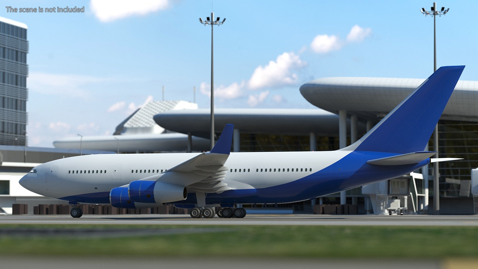 3D Long Range Airoplane Simple Interior - TurboSquid 1966517