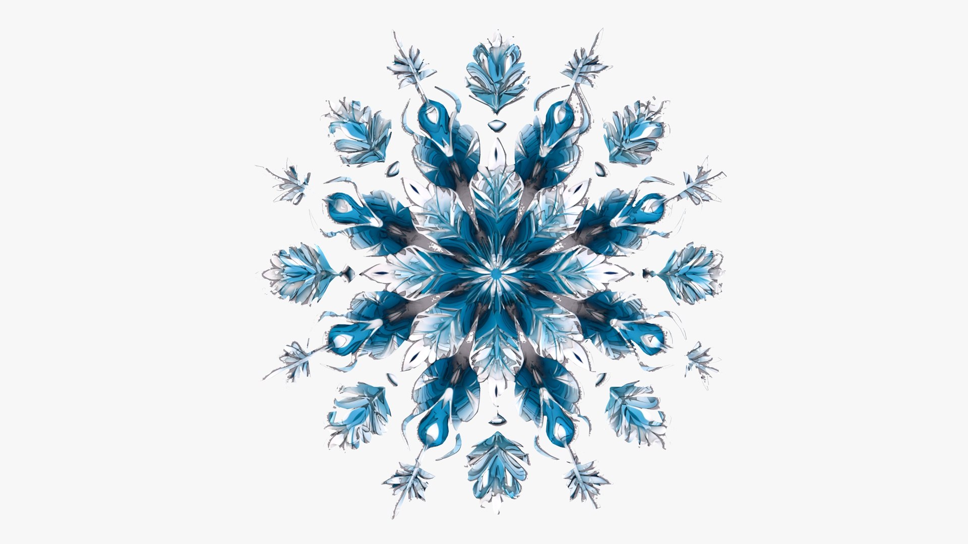 3D snowflake model - TurboSquid 2103747