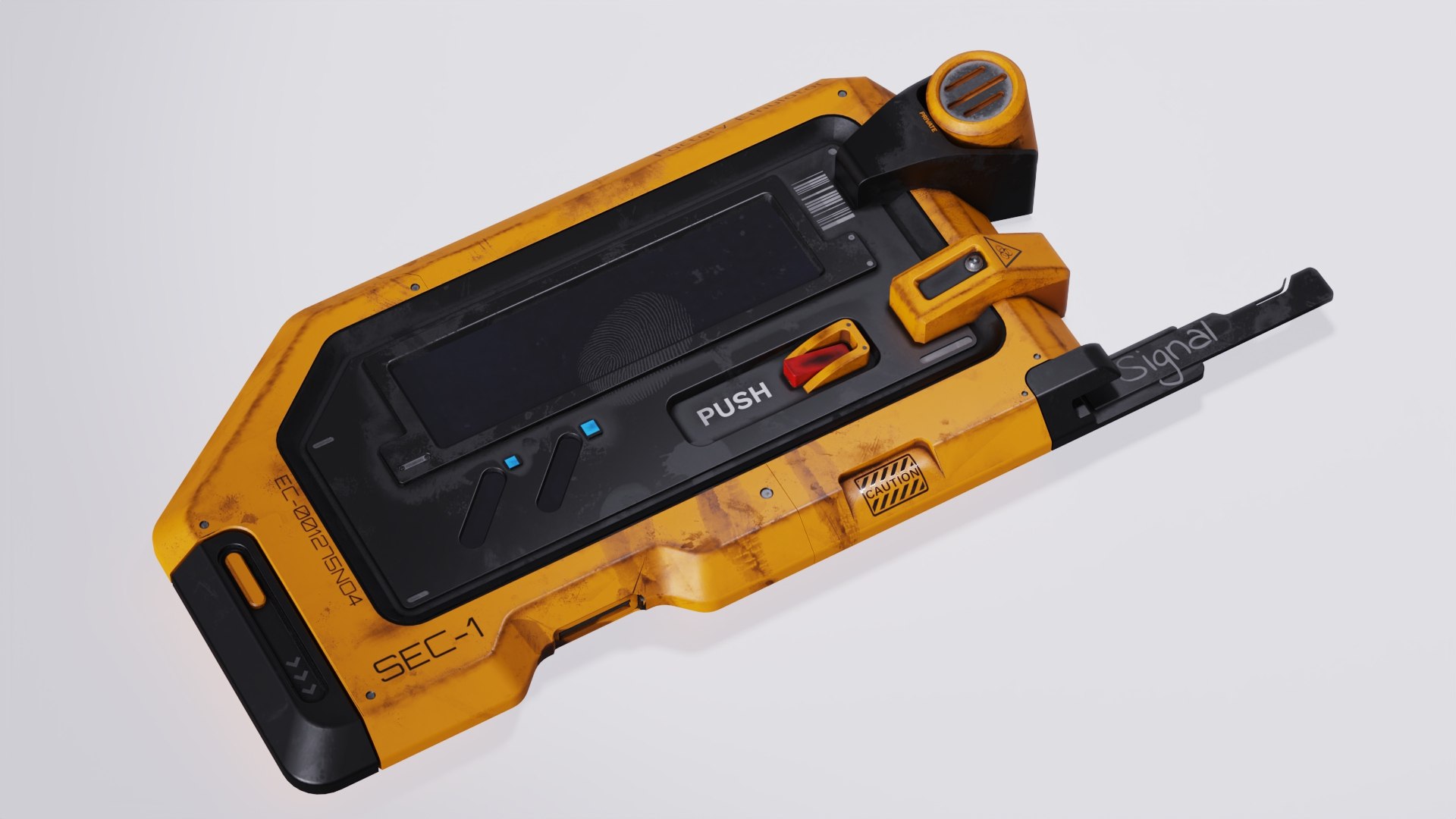 Sci-fi Remote 3D - TurboSquid 2020094