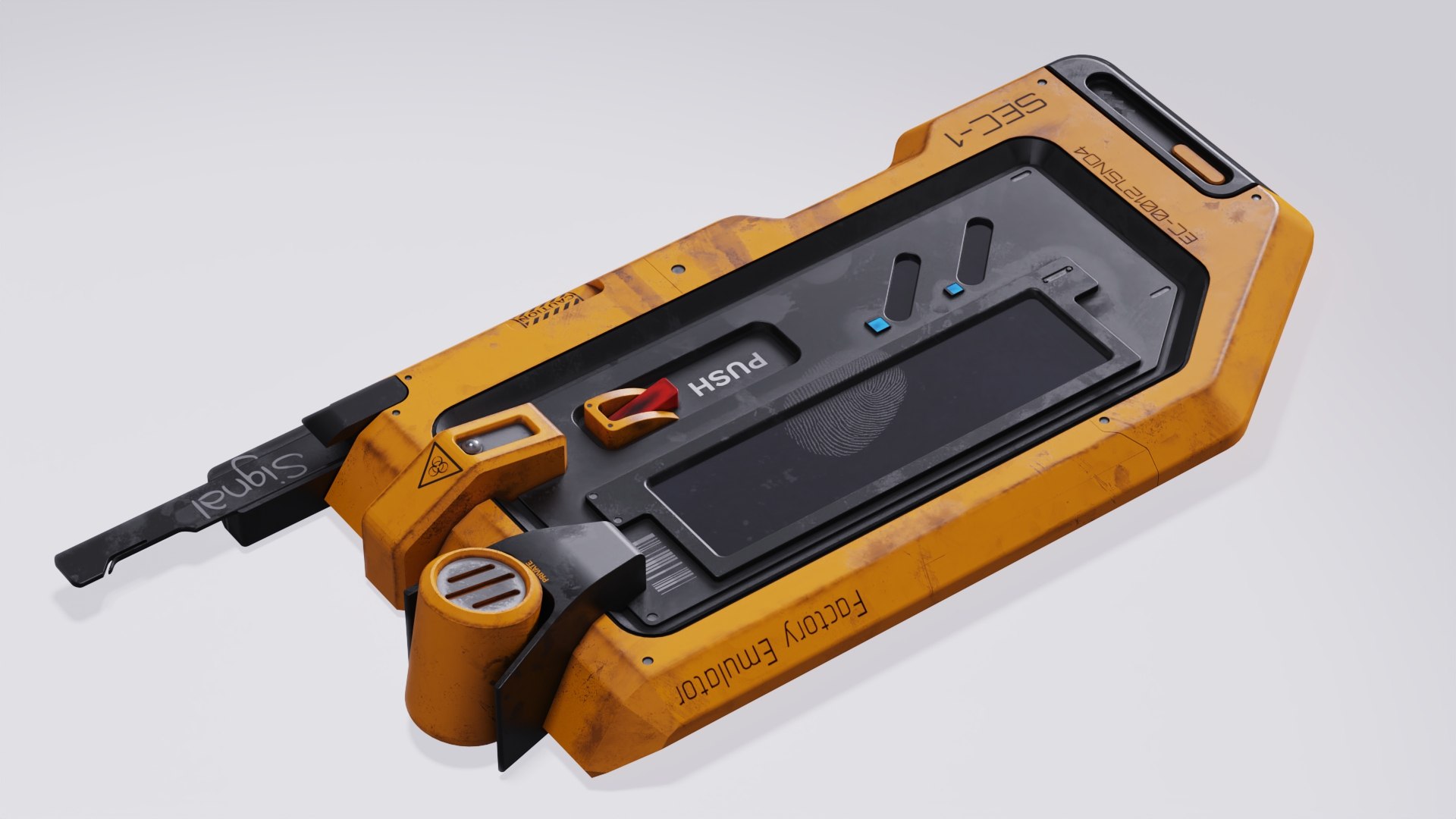 Sci-fi Remote 3D - TurboSquid 2020094