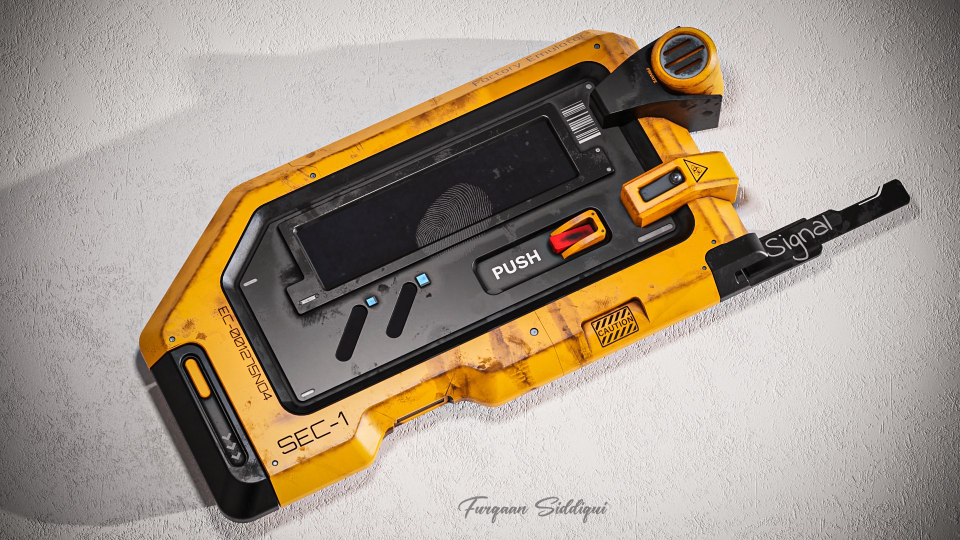 Sci-fi Remote 3D - TurboSquid 2020094