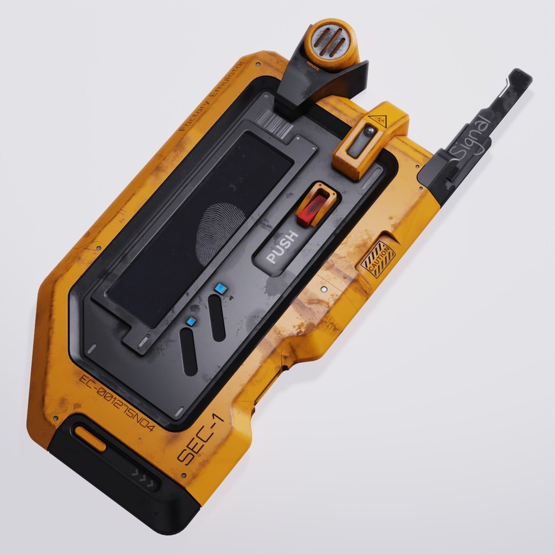 Sci-fi Remote 3D - TurboSquid 2020094