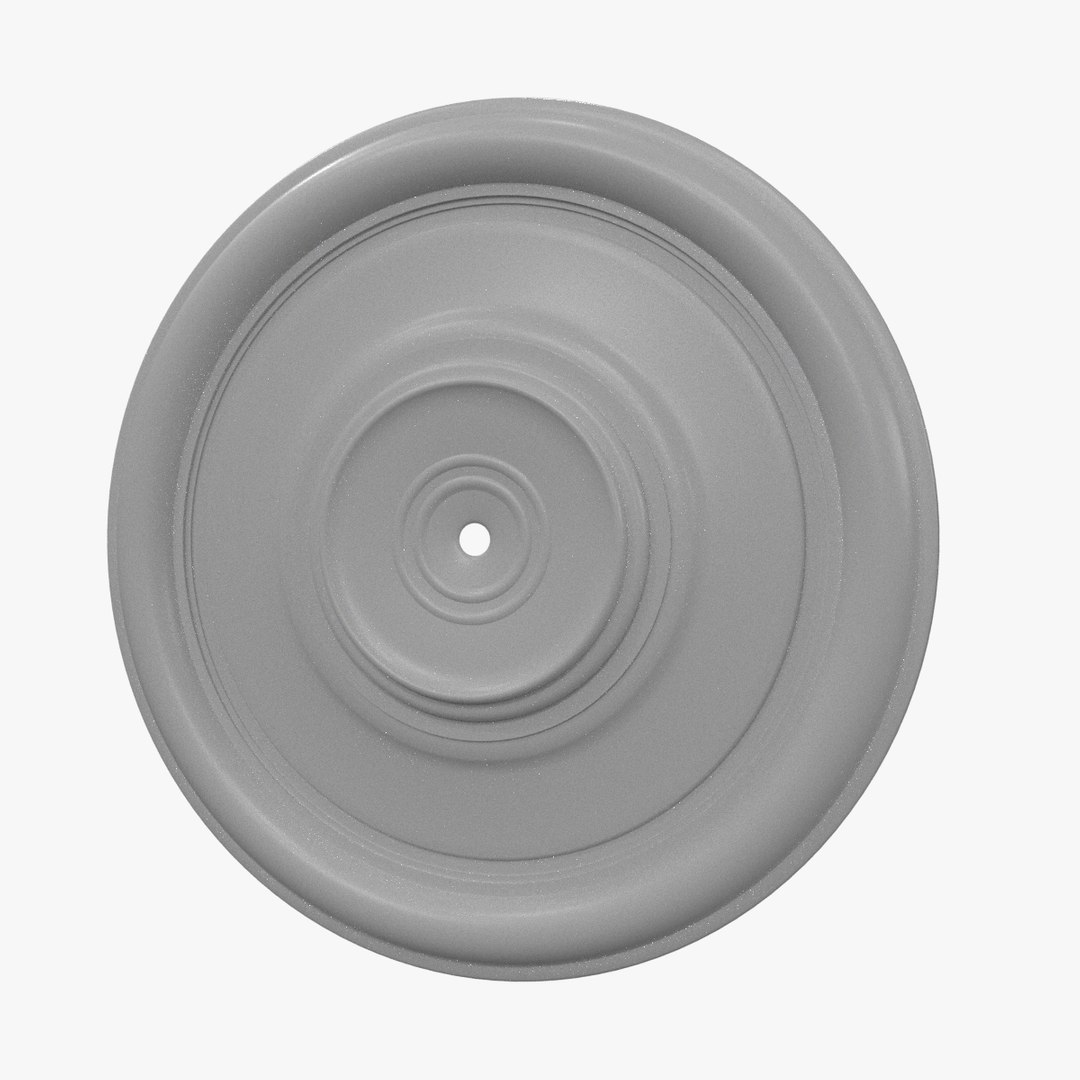 3D 3D Ceiling Sockets Gypsum Plaster DR282 model - TurboSquid 2095769