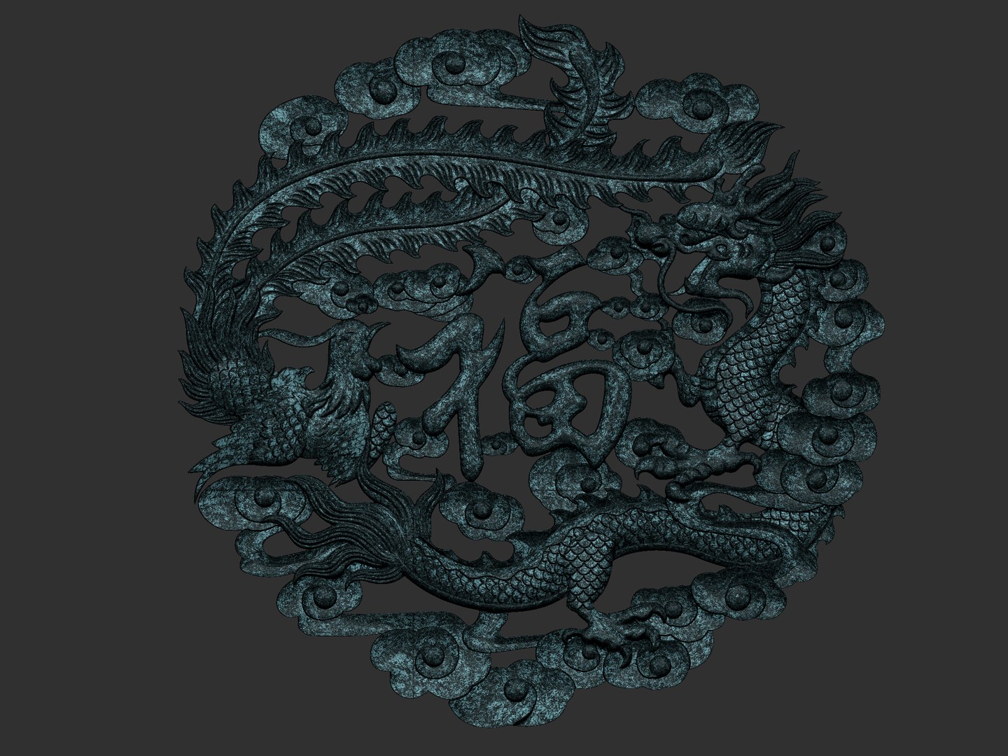 Dragon And Phoenix 3D Model - TurboSquid 2035230