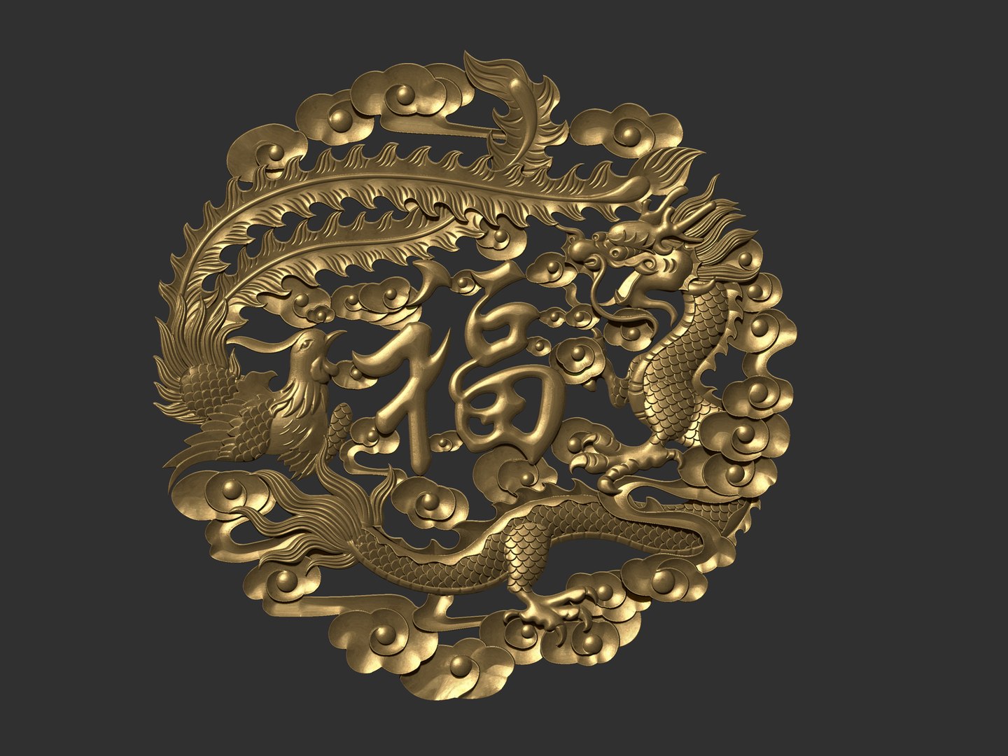 Dragon And Phoenix 3D Model - TurboSquid 2035230