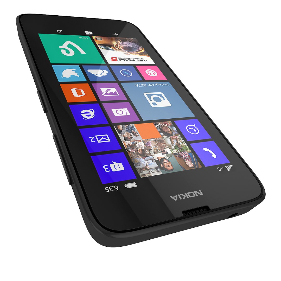 3d nokia 630 smartphone model