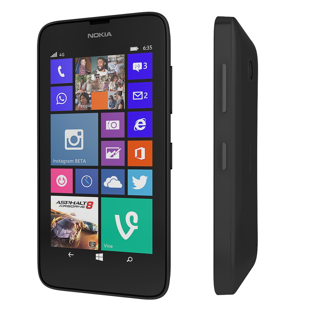 3d nokia 630 smartphone model