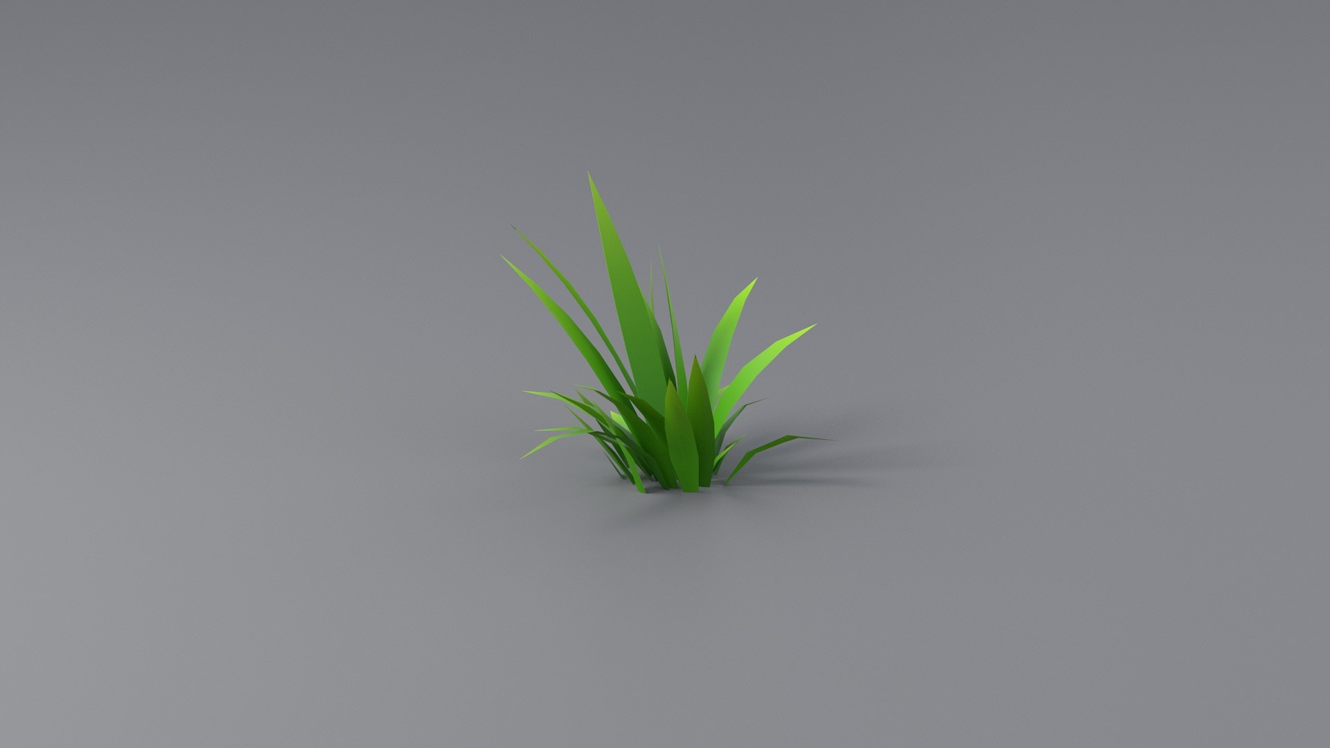 3D Cartoon Grass 01 - TurboSquid 1936159