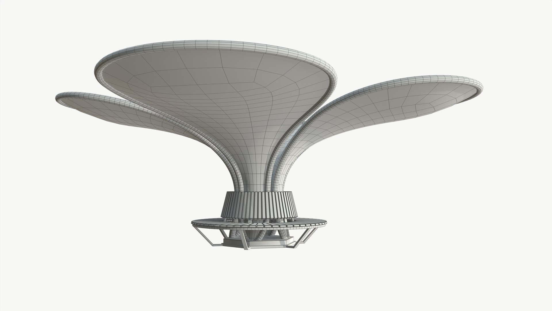 Tensile Structure Shade 3D Model - TurboSquid 2216391