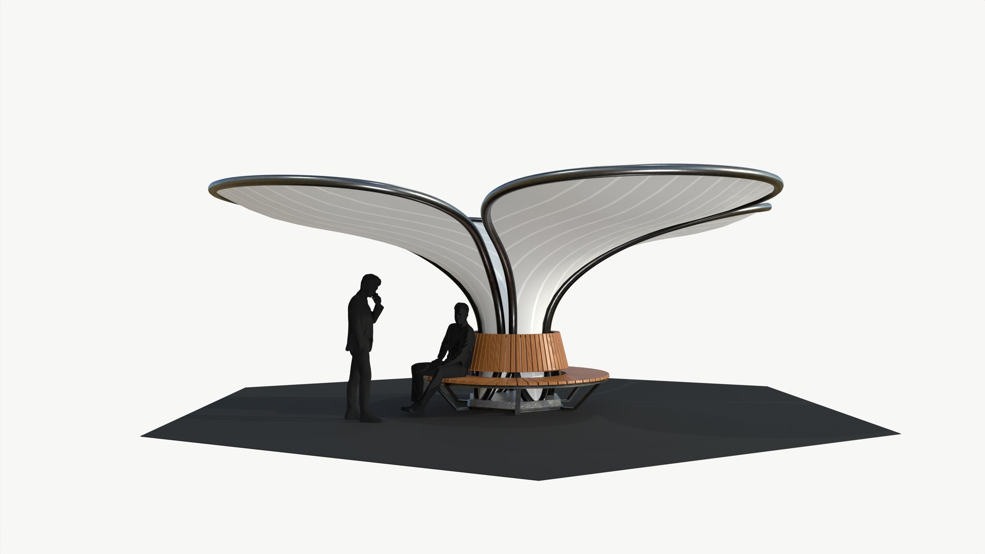 Tensile Structure Shade 3D Model - TurboSquid 2216391