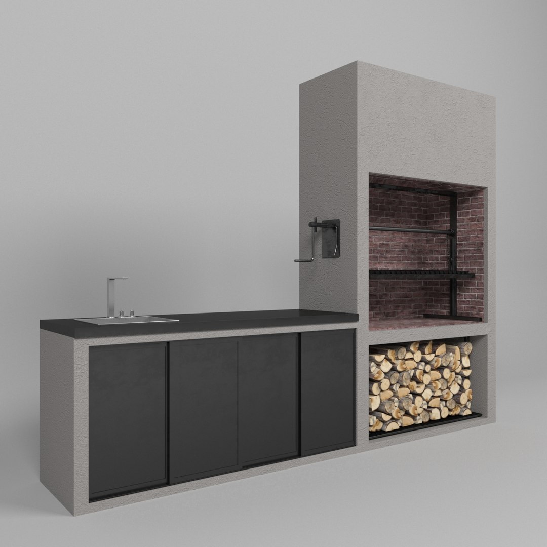 3D Model Barbecue Bbq Grill - TurboSquid 1335428