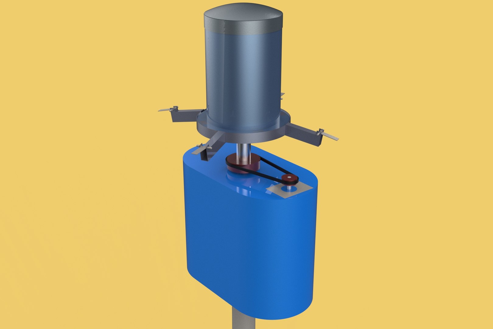 CENTRIFUGAL ROTARY FISH FEEDER SPREADER 3D Model - TurboSquid 2220575