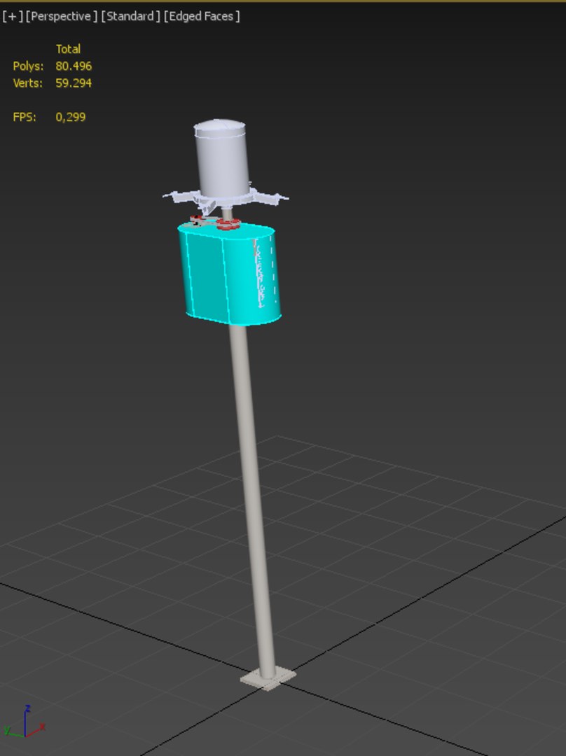 CENTRIFUGAL ROTARY FISH FEEDER SPREADER 3D Model - TurboSquid 2220575