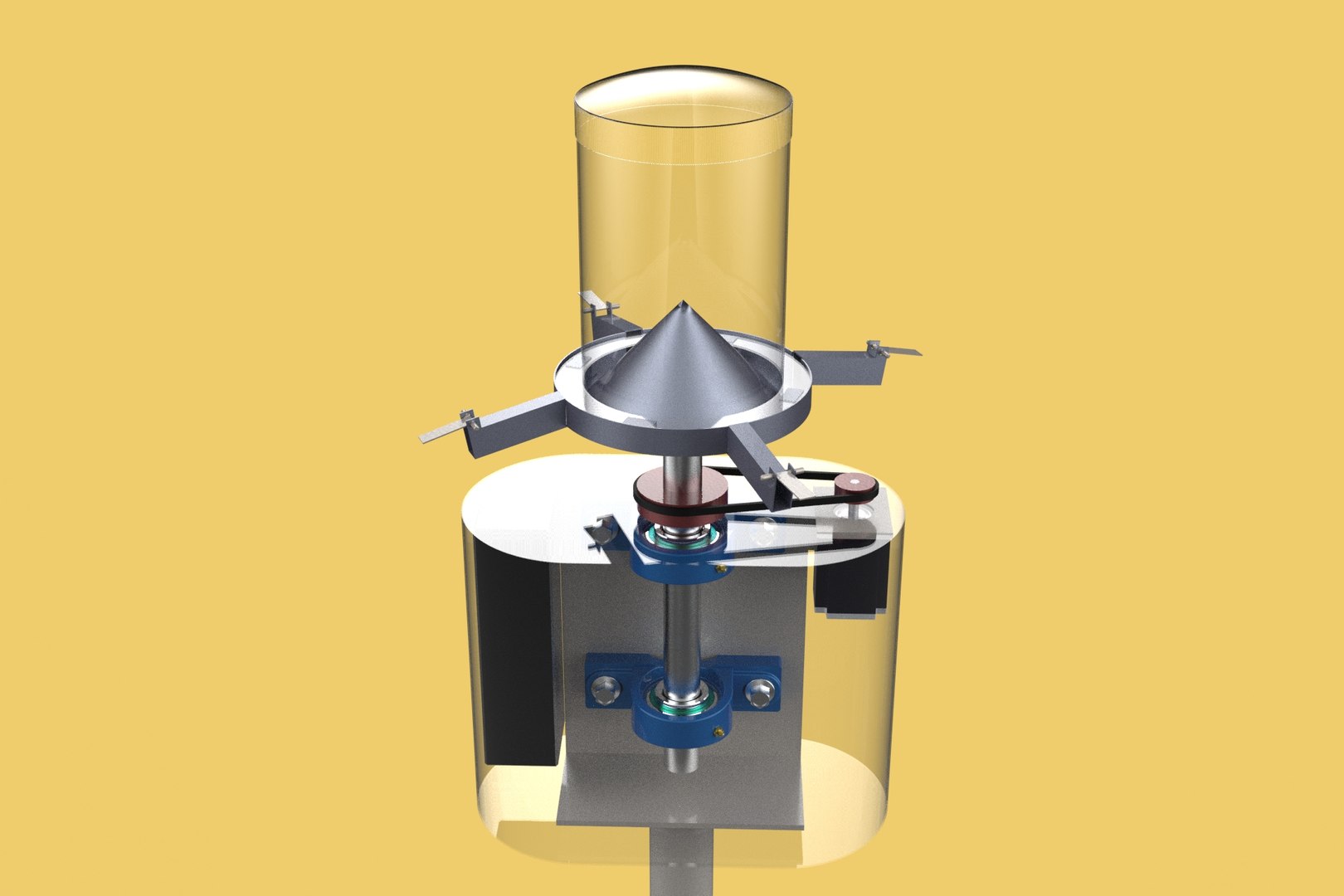 CENTRIFUGAL ROTARY FISH FEEDER SPREADER 3D Model - TurboSquid 2220575