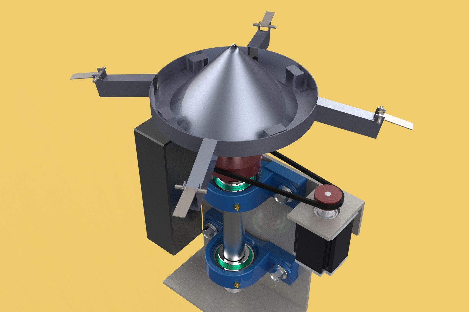 CENTRIFUGAL ROTARY FISH FEEDER SPREADER 3D Model - TurboSquid 2220575