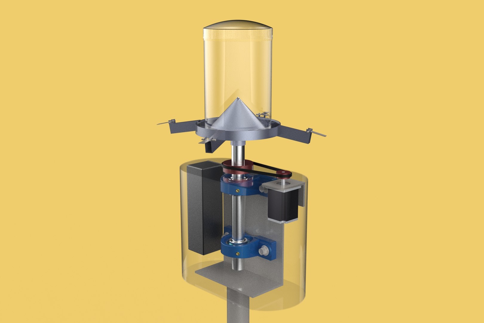 CENTRIFUGAL ROTARY FISH FEEDER SPREADER 3D Model - TurboSquid 2220575