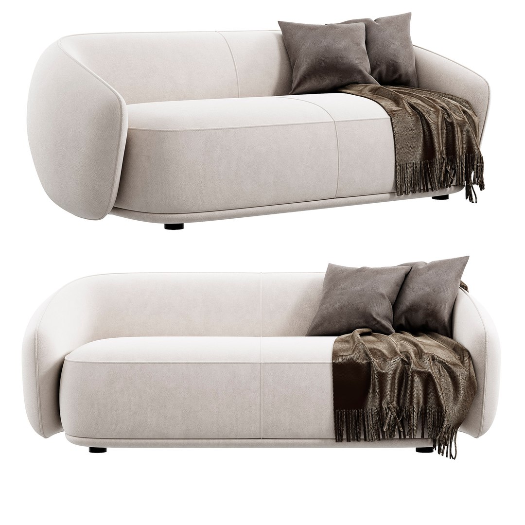 3D Rene Sofa By Meridiani Model - TurboSquid 2003704