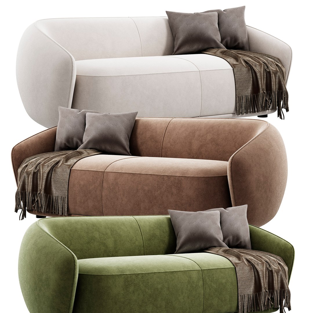 3D Rene Sofa By Meridiani Model - TurboSquid 2003704