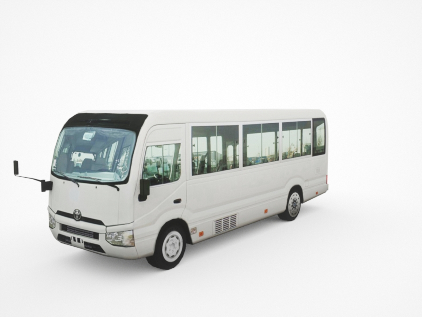 3D 2016 Toyota Coaster Deluxe Model - TurboSquid 1374088