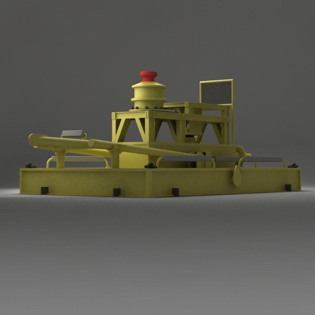 Plet Pipeline End Termination 3d Max