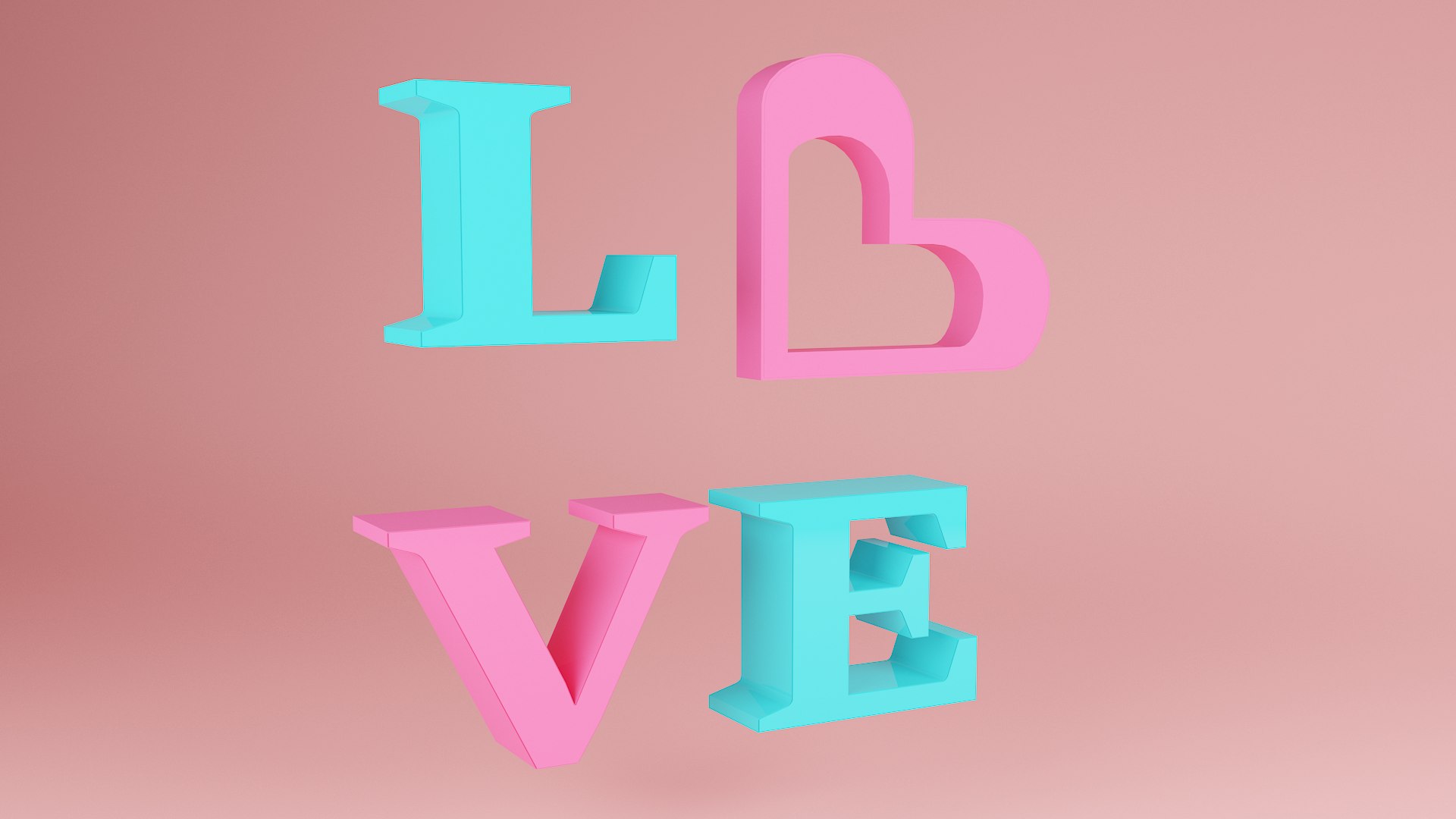 LOVE 3D - TurboSquid 2160985