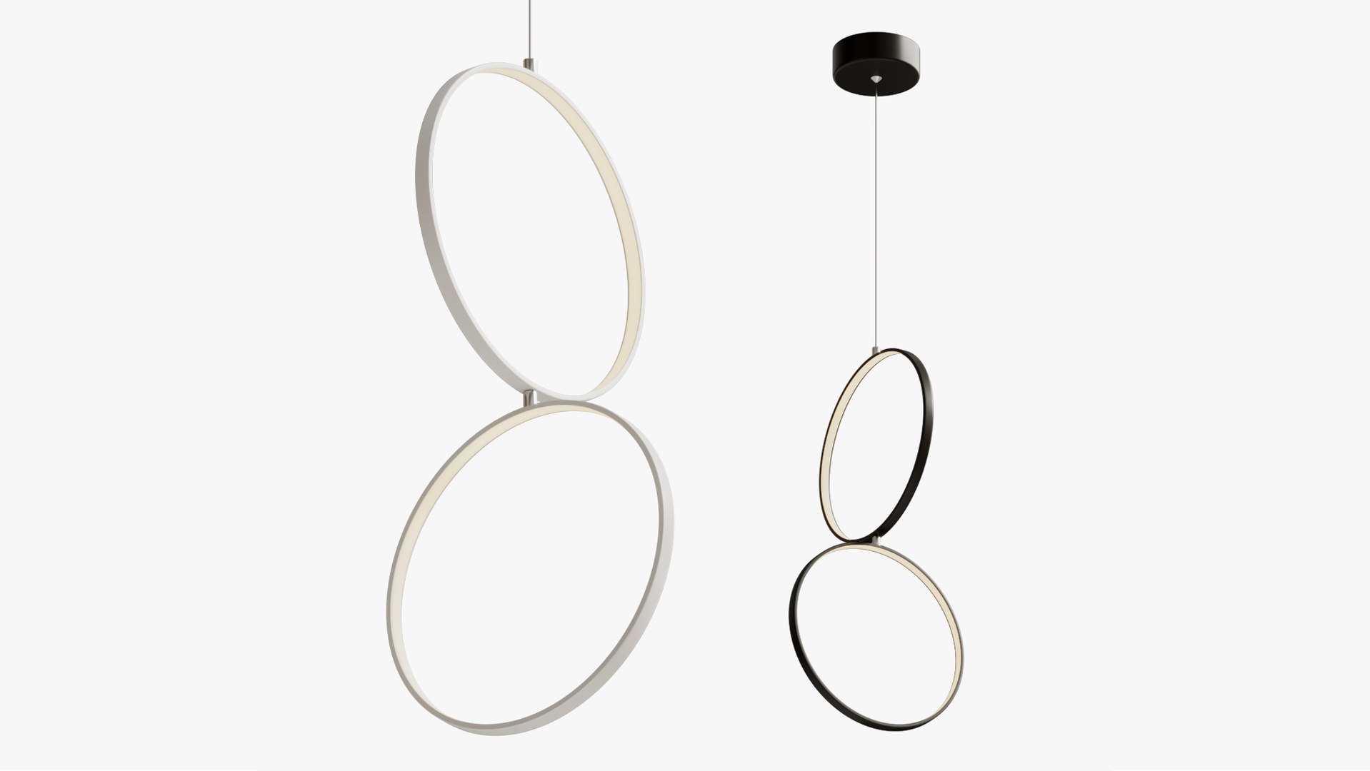 Trio Rondo Pendant Lamp 3D Model - TurboSquid 2081306