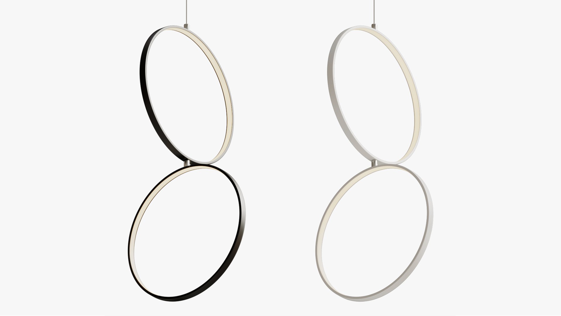 Trio Rondo Pendant Lamp 3D Model - TurboSquid 2081306