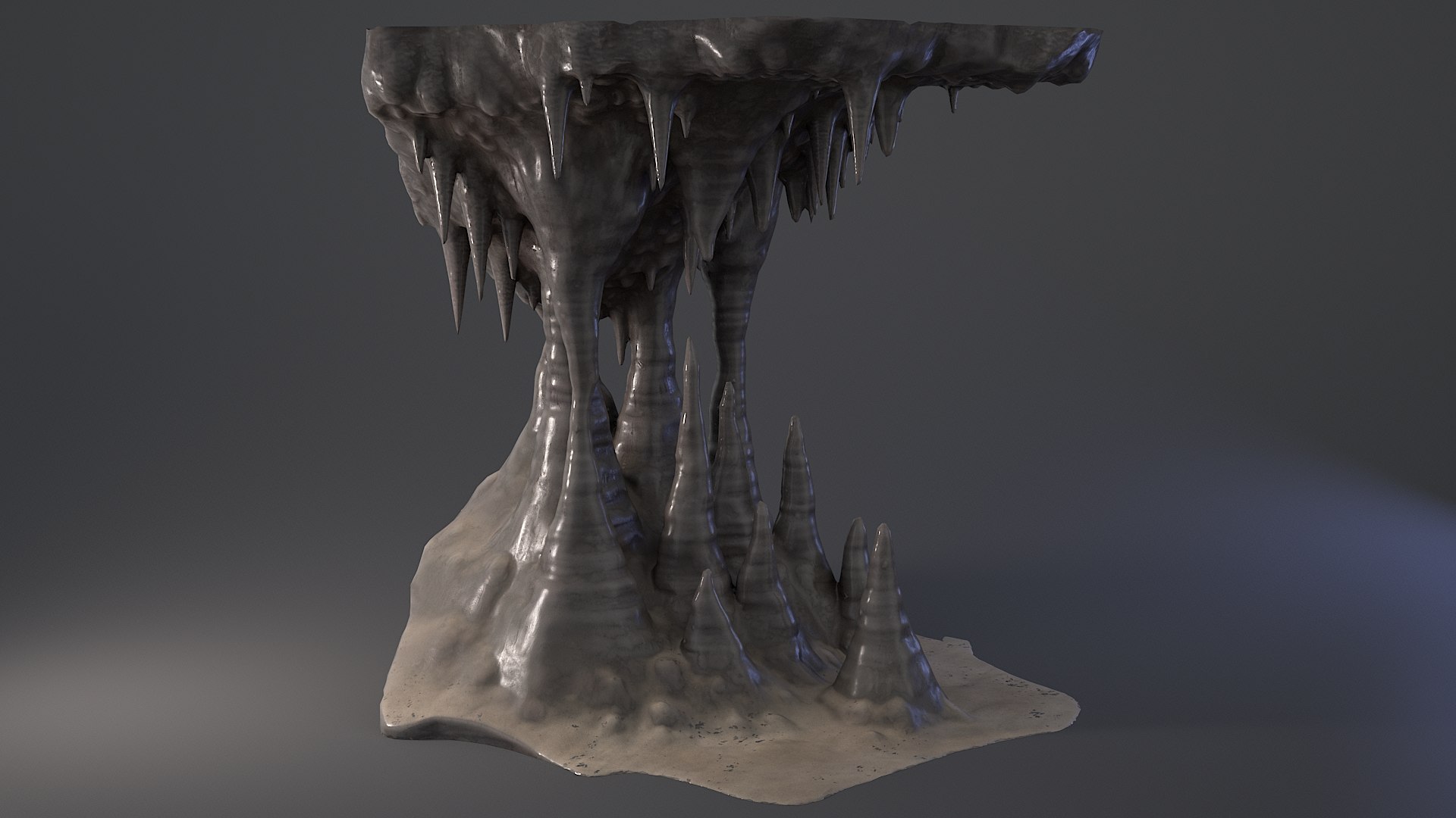 3D Cave Stalagmites 14 PBR - TurboSquid 2026069