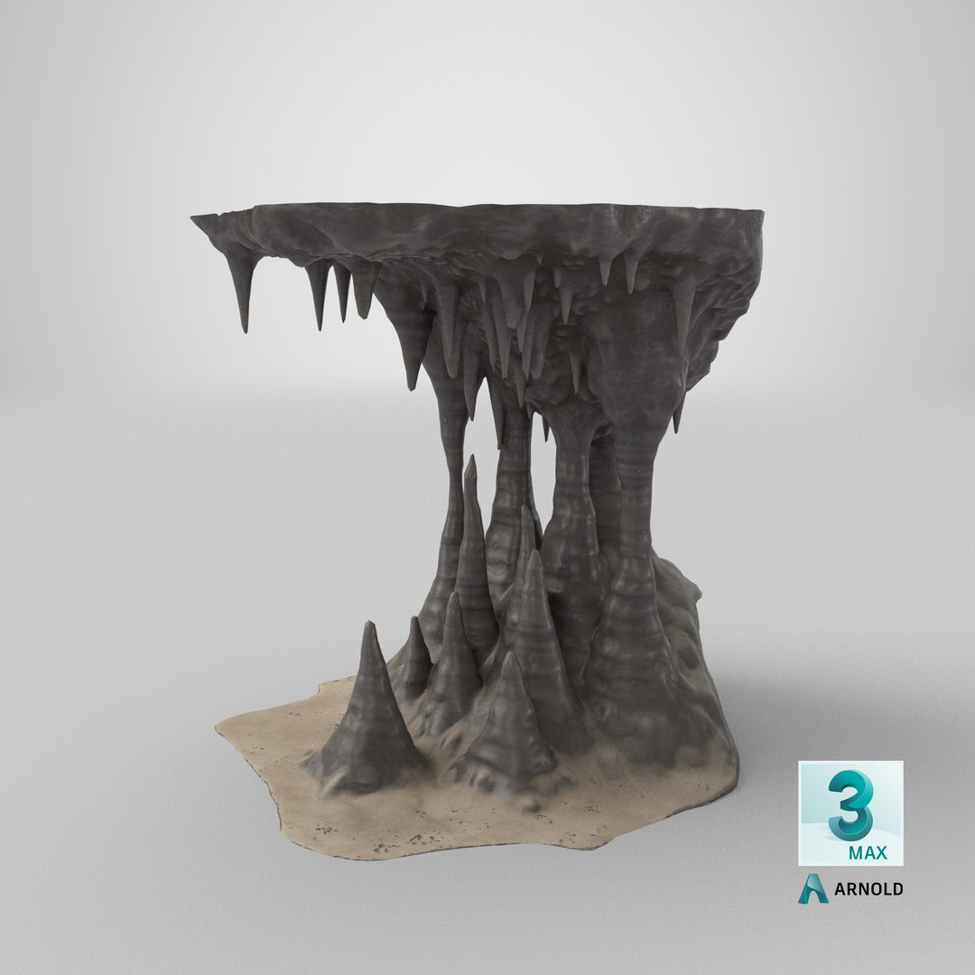 3D Cave Stalagmites 14 PBR - TurboSquid 2026069