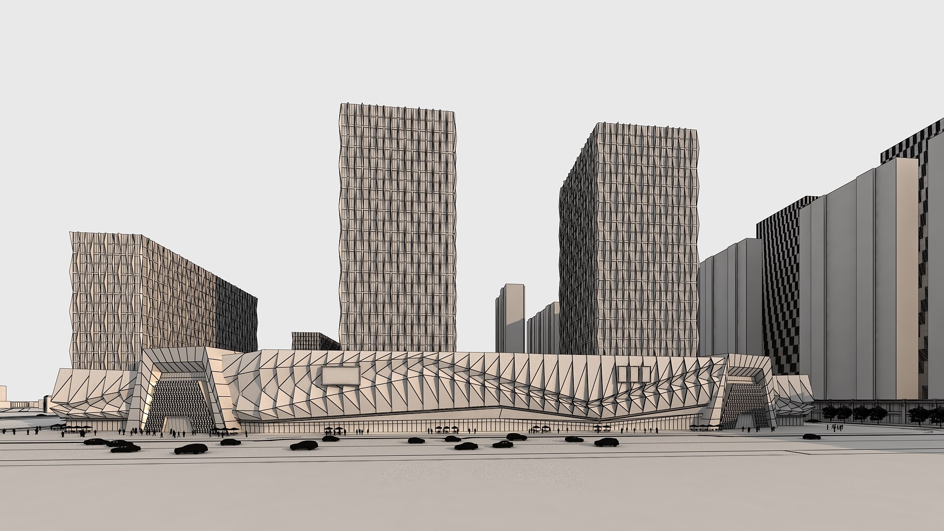 Modern Building 58 3D Model - TurboSquid 1888233