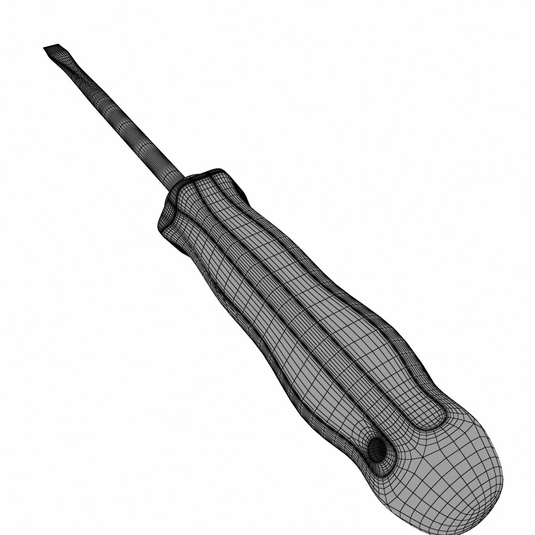 3D Screwdriver Screw Driver Model - TurboSquid 1532455