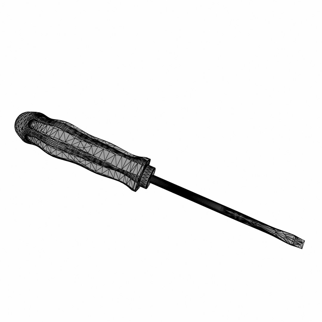 3D Screwdriver Screw Driver Model - TurboSquid 1532455