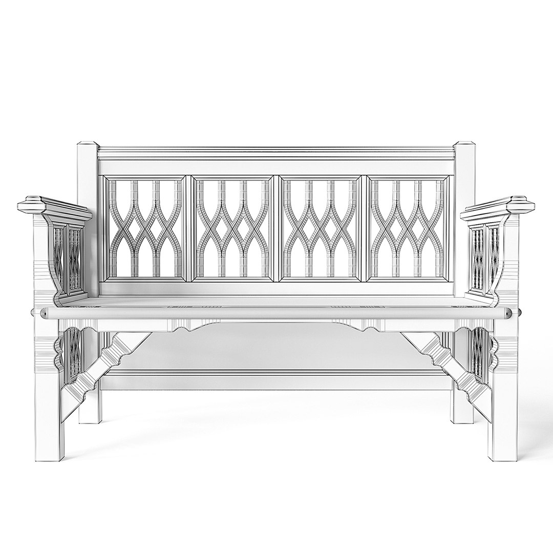 3D Model Medieval Bench - TurboSquid 2178736