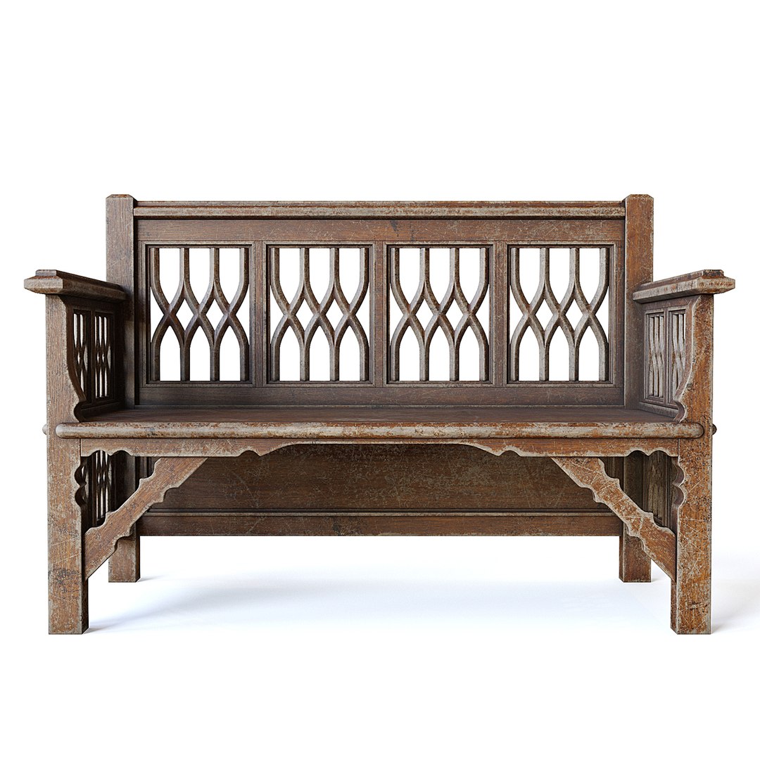 3D Model Medieval Bench - TurboSquid 2178736